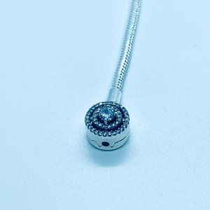 Pandora | Jewelry | Pandora Moments Halo Snake Chain Bracelet 59038c0 ...